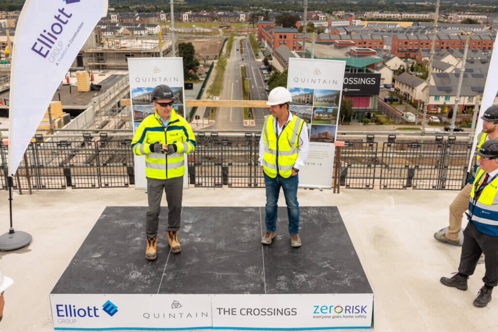 Elliott Group IE | Topping Out at The Crossings - Elliott Group IE