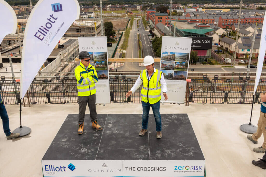 Elliott Group IE | Topping Out at The Crossings - Elliott Group IE