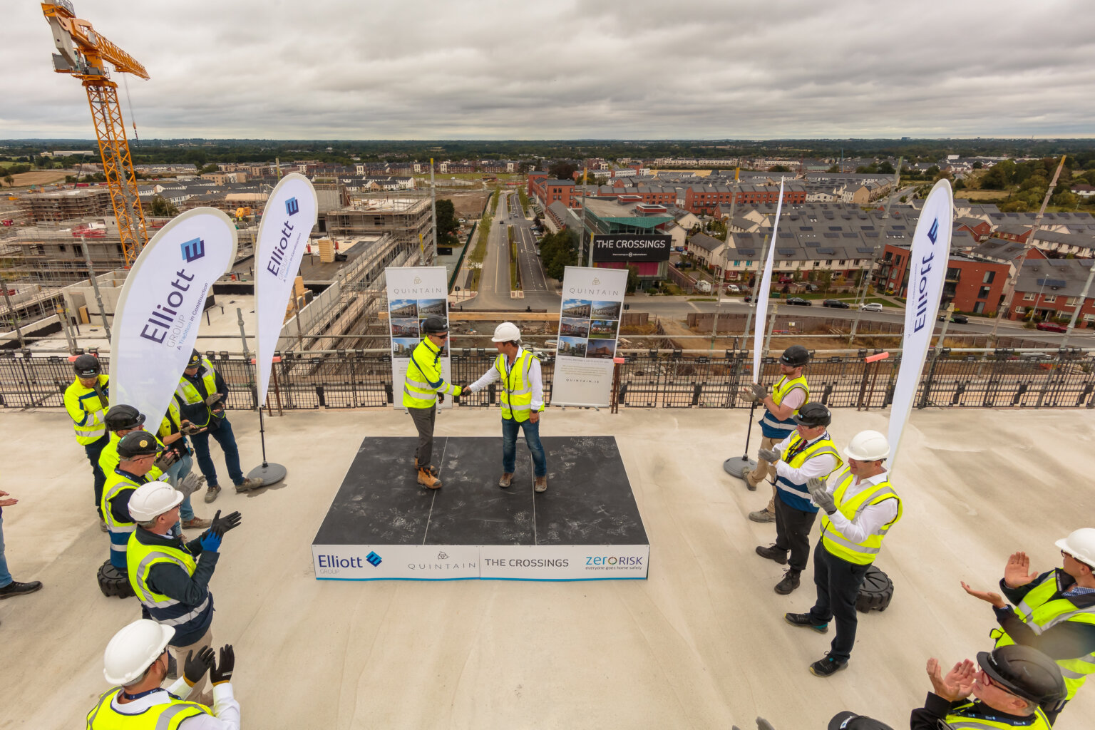 Elliott Group IE | Topping Out at The Crossings - Elliott Group IE