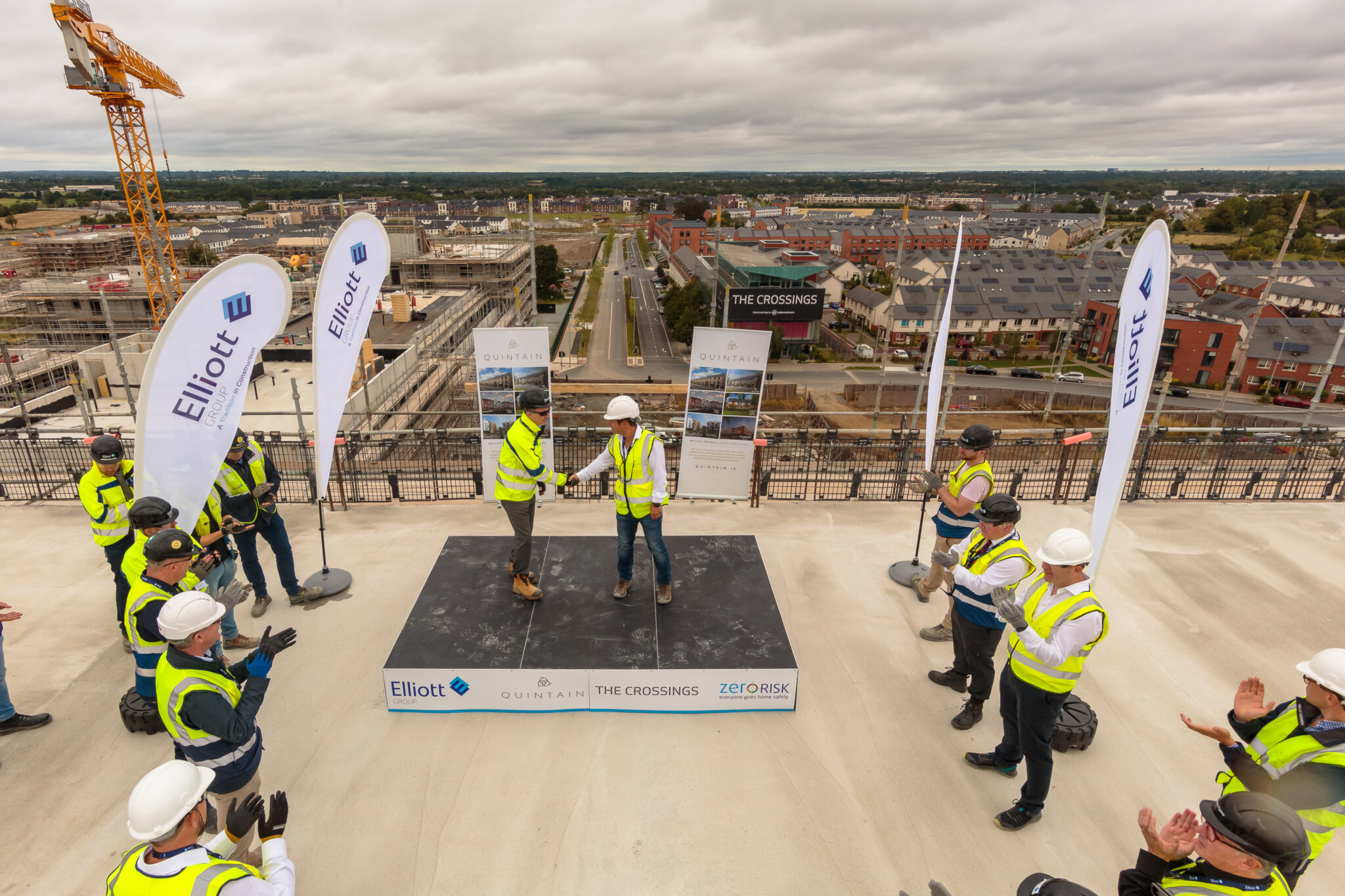 Elliott Group IE | Topping Out at The Crossings - Elliott Group IE